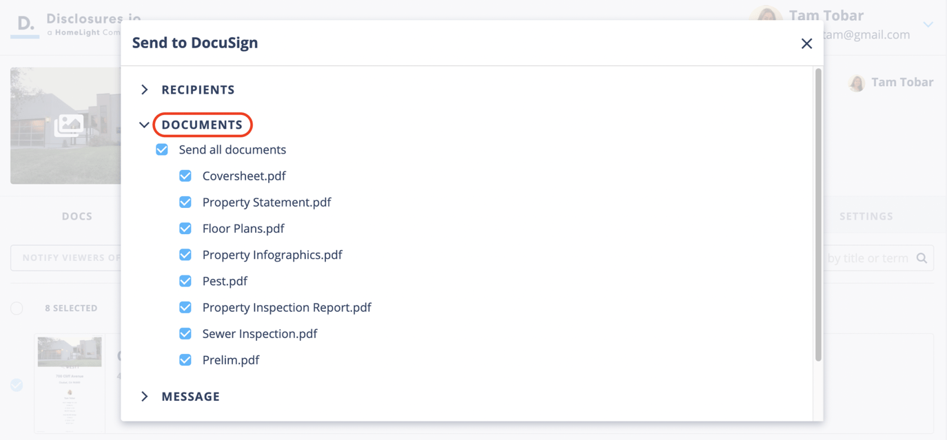Seller Signing Documents