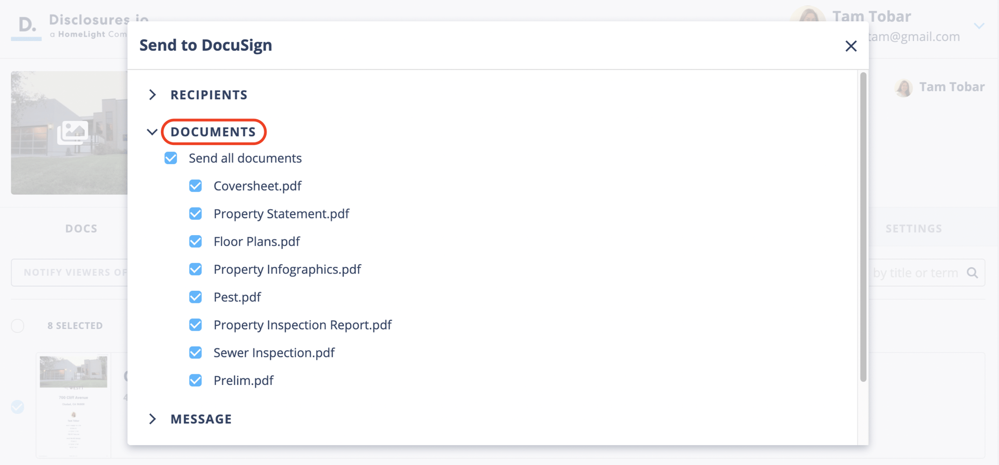 Seller Signing Documents