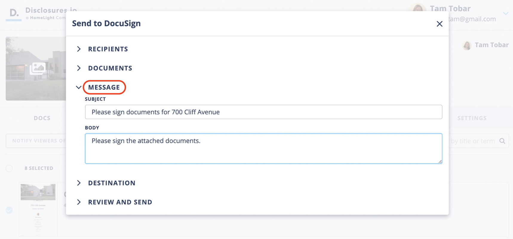 Seller Signing Documents