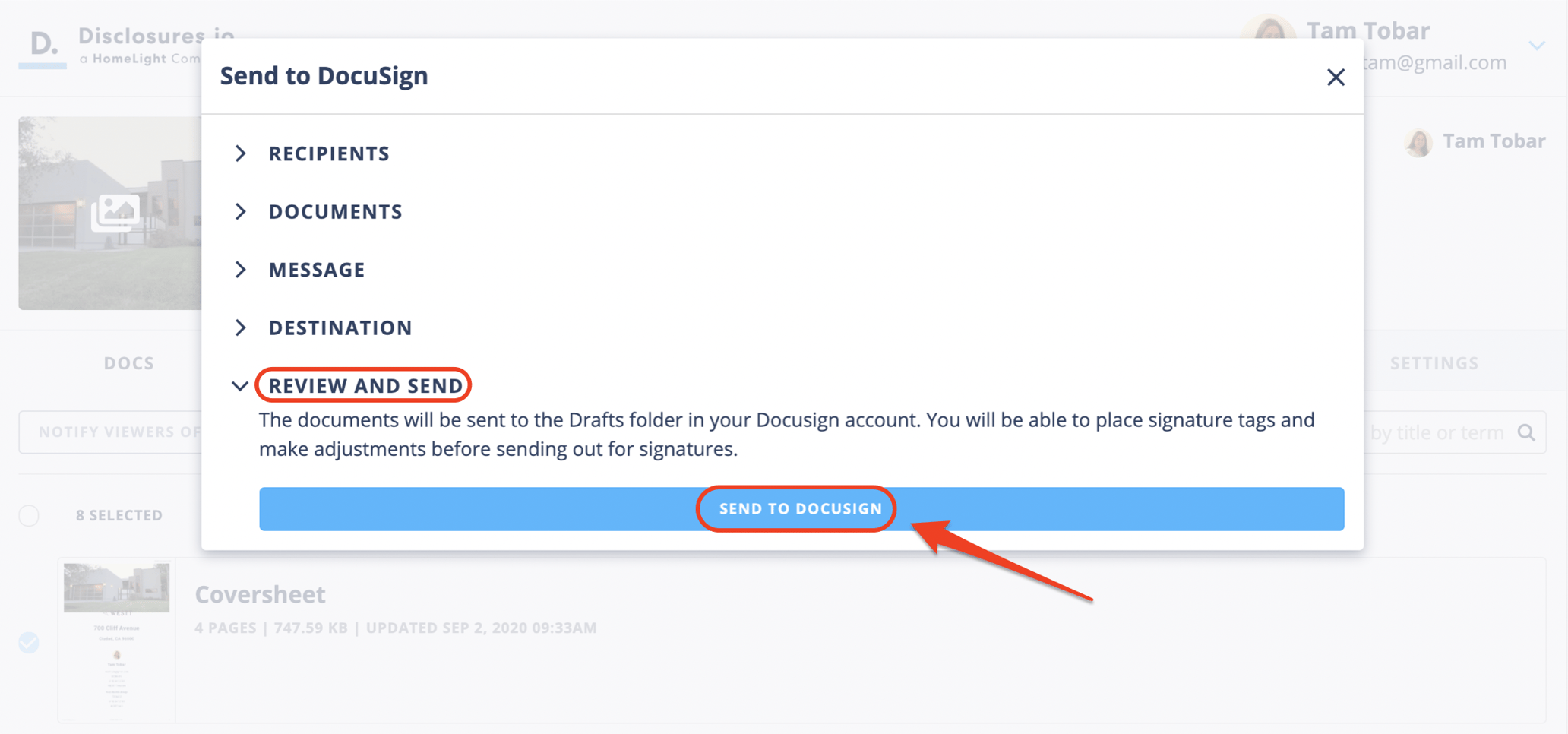Seller Signing Documents