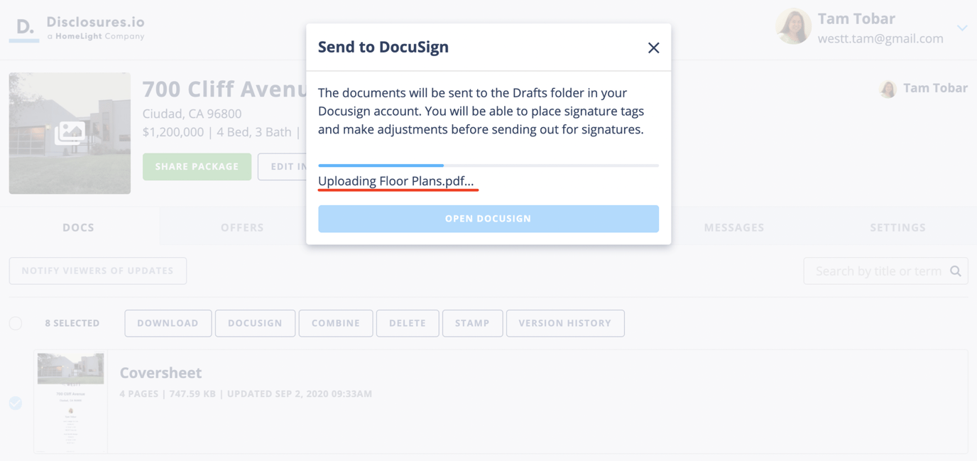 Seller Signing Documents
