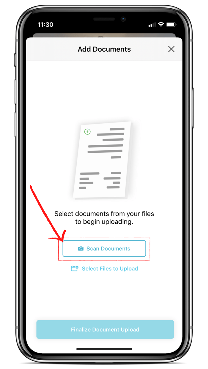 Scan Documents Via the Disclousres.io App